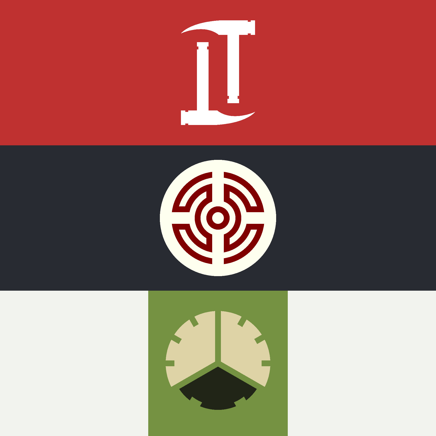 ArtStation - Faction signs from a personal project