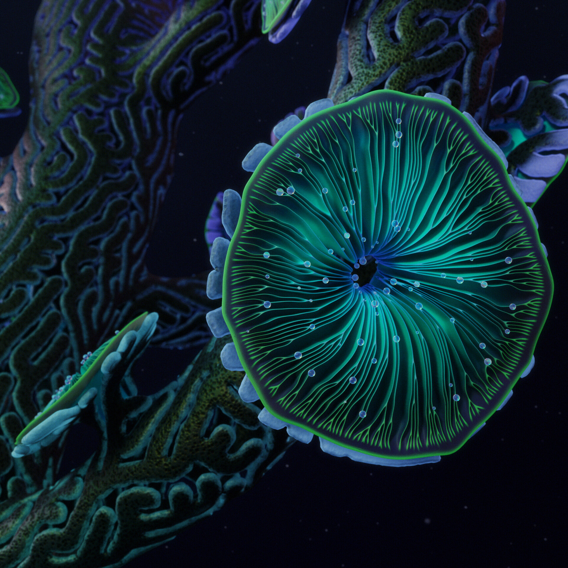 ArtStation - Sea Mushrooms