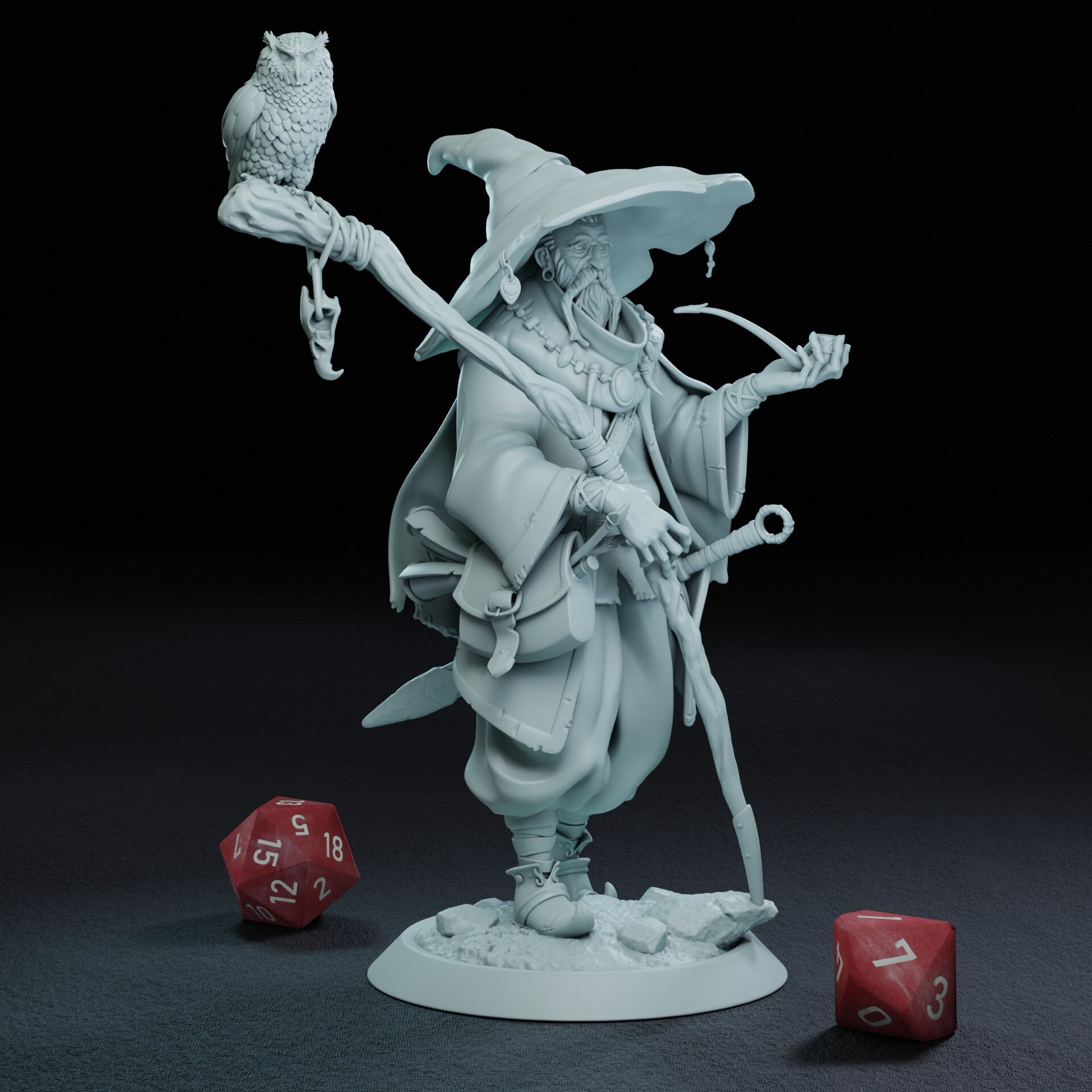 ArtStation - Sword Mage - Miniature
