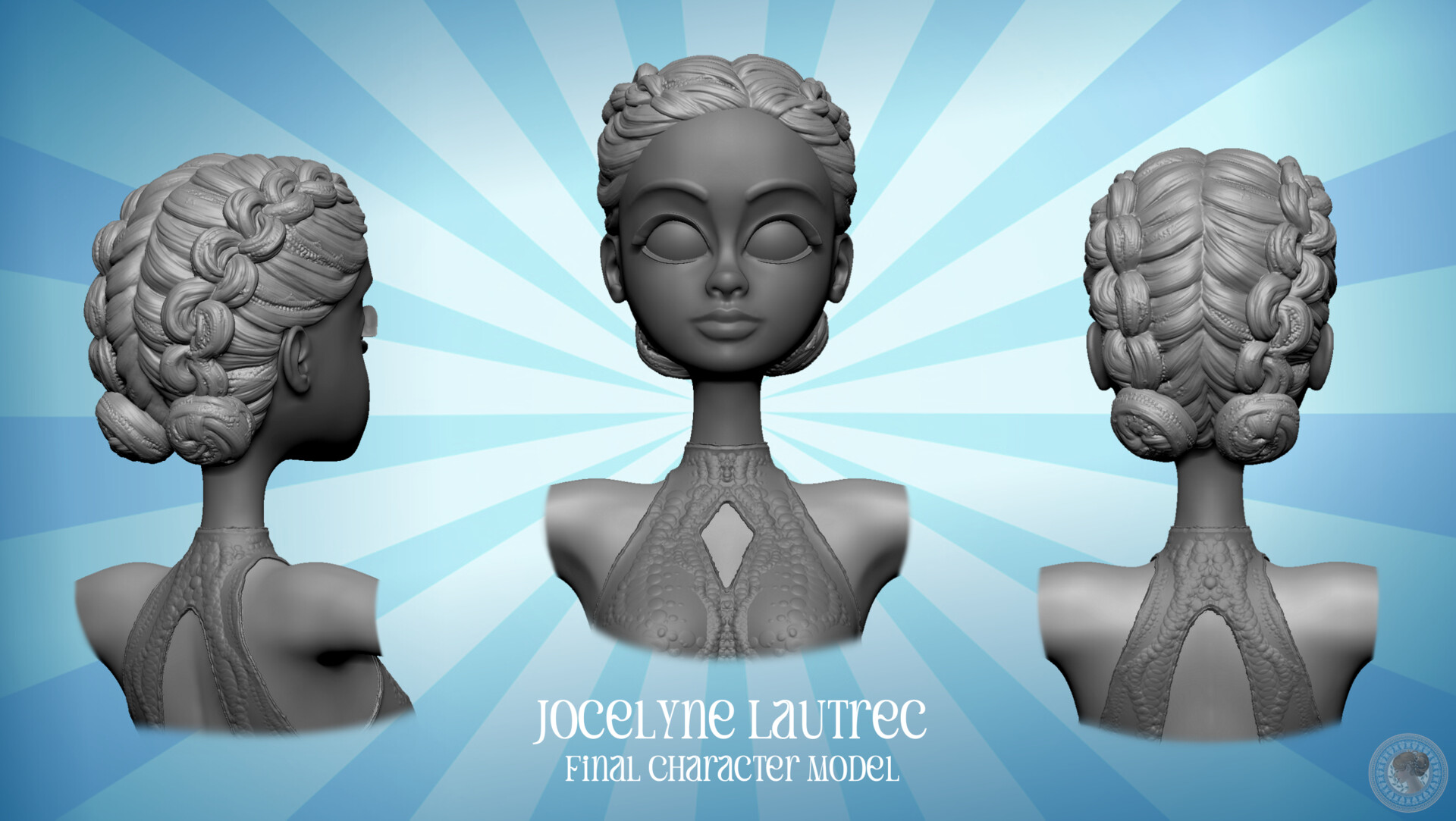 Ambre Rose Gutierrez - Final Character Model - Jocelyne Lautrec