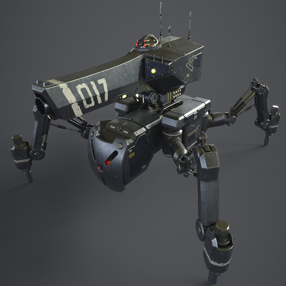 ArtStation - Spider Tank