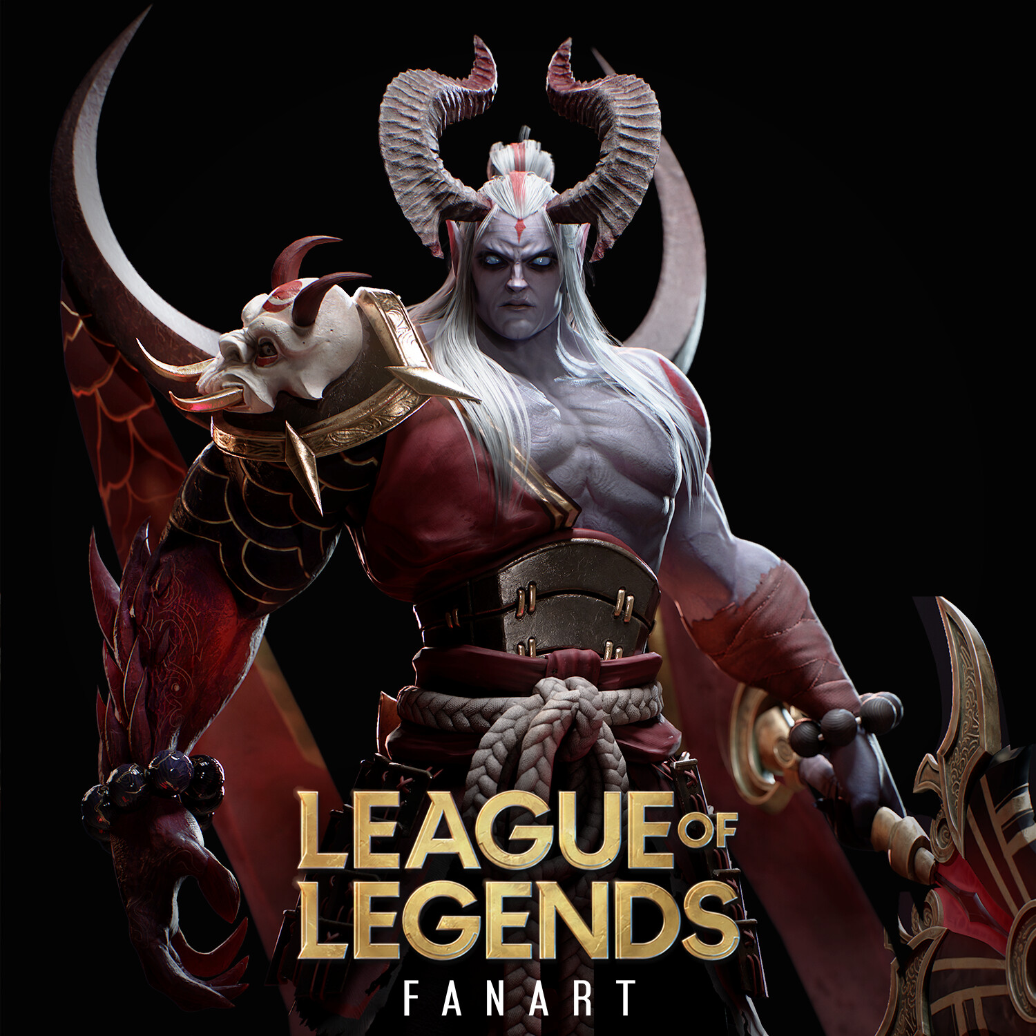 ArtStation - Aatrox Blood Moon | Game Ready