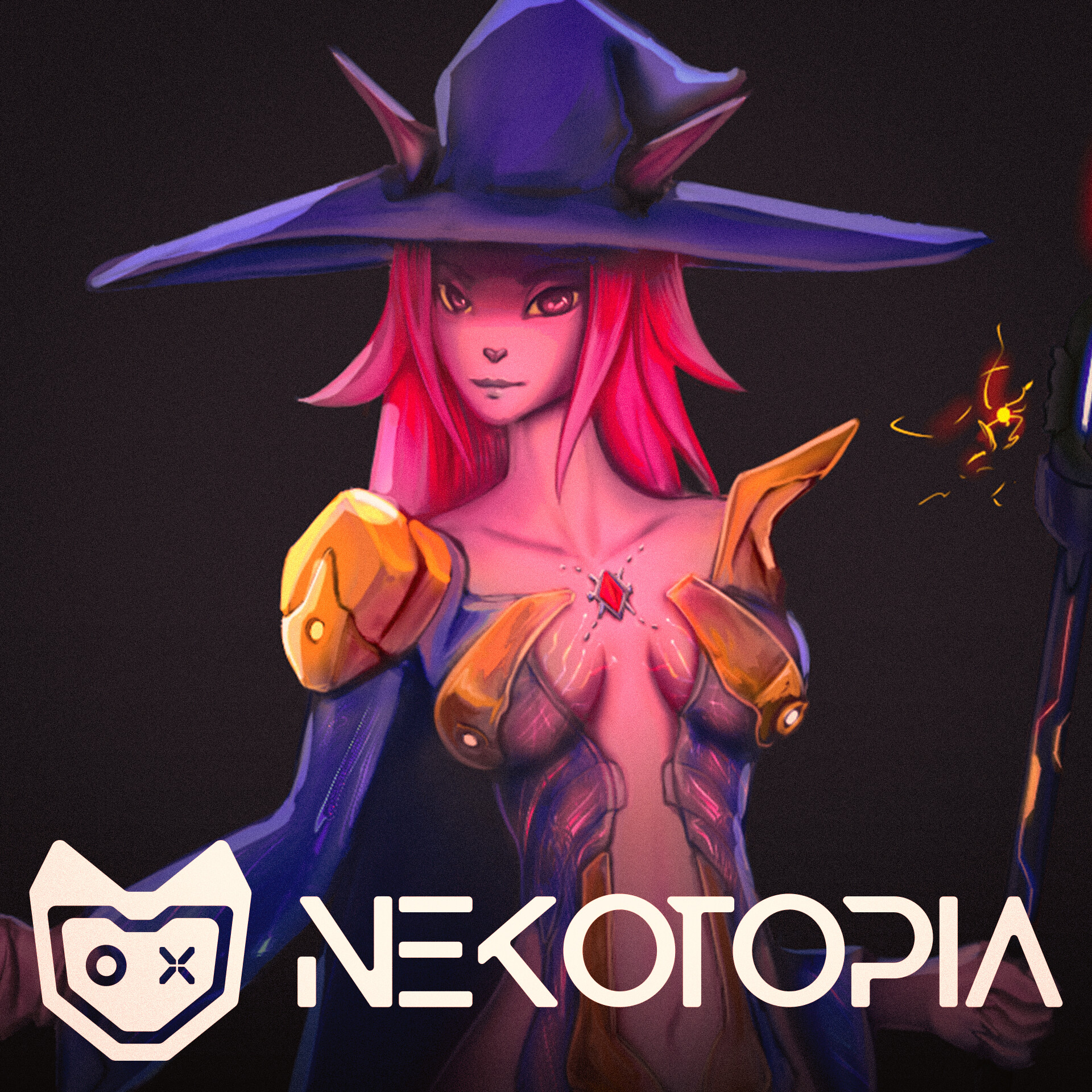 ArtStation - Technomage for Nekotopia