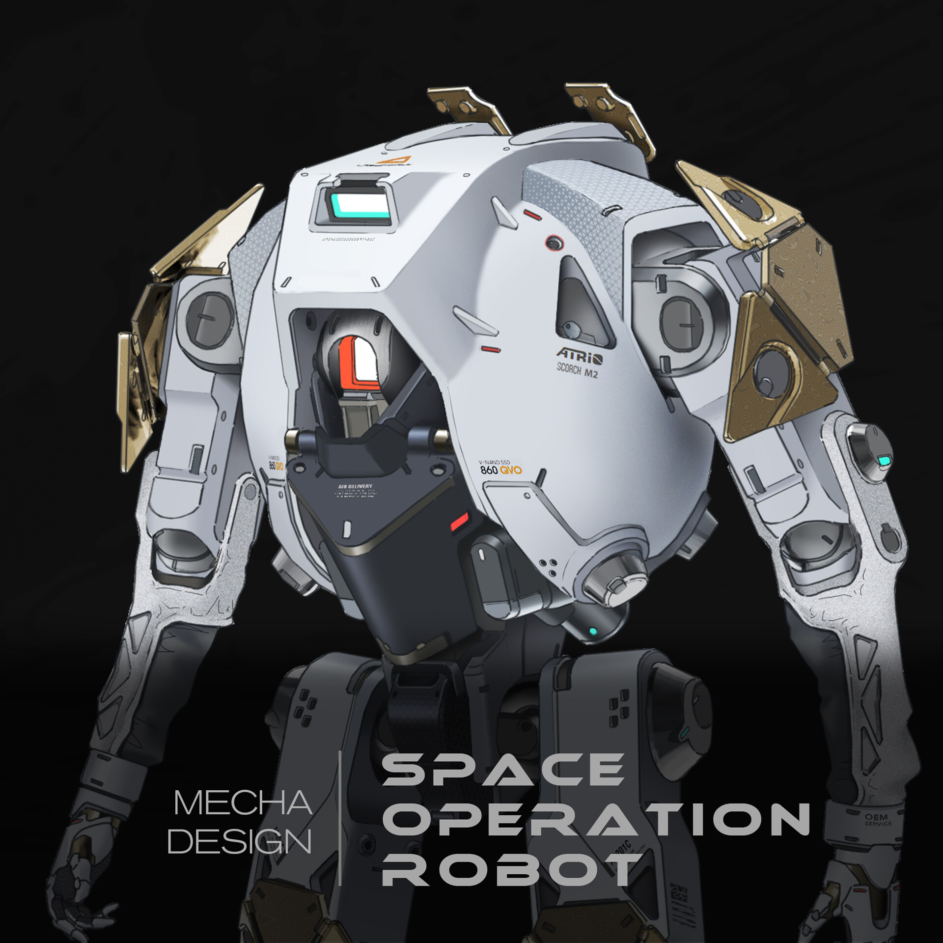 ArtStation - Space operation robot