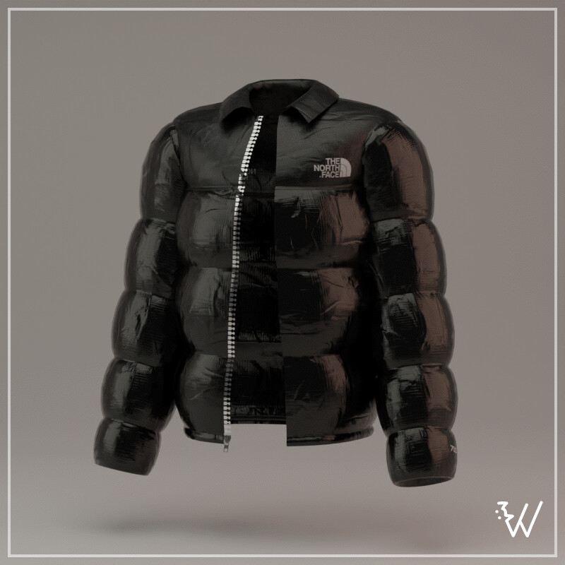 ArtStation - Stylized TNF Jacket