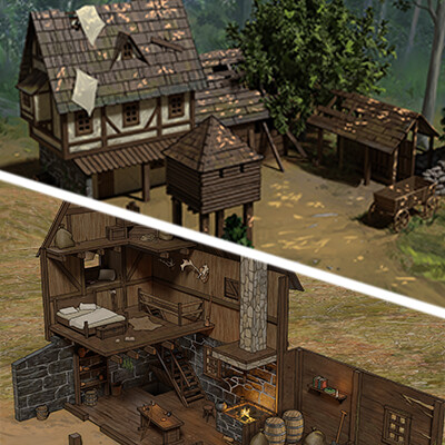 ArtStation - Forest Homestead