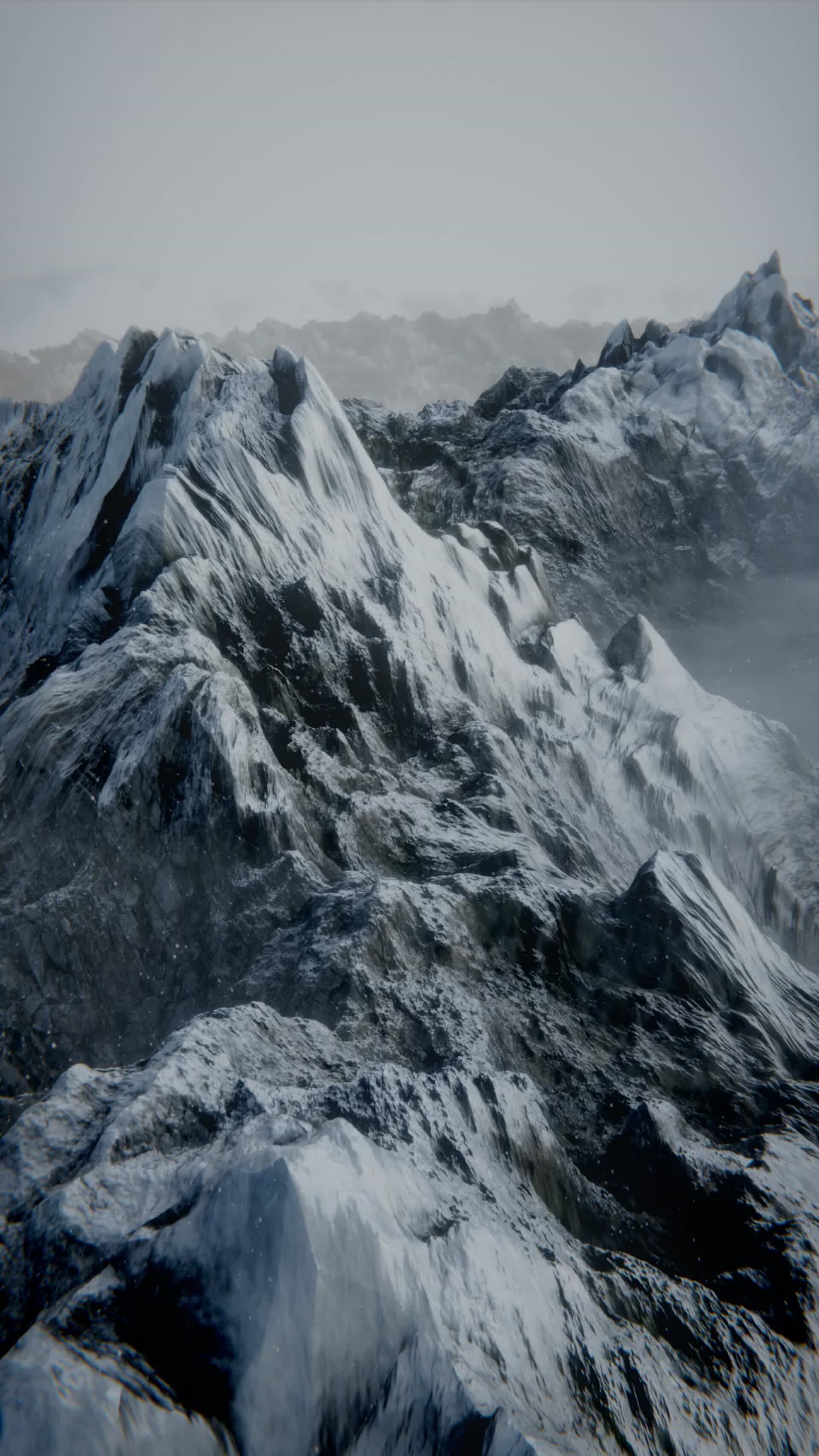 ArtStation - Snowy Mountains