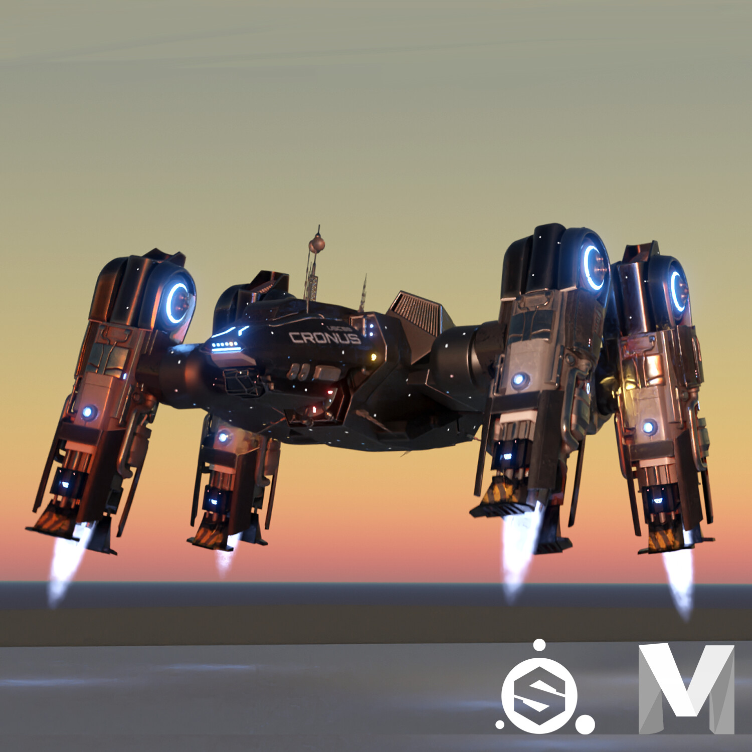 ArtStation - USCSS Cronus | Landing test