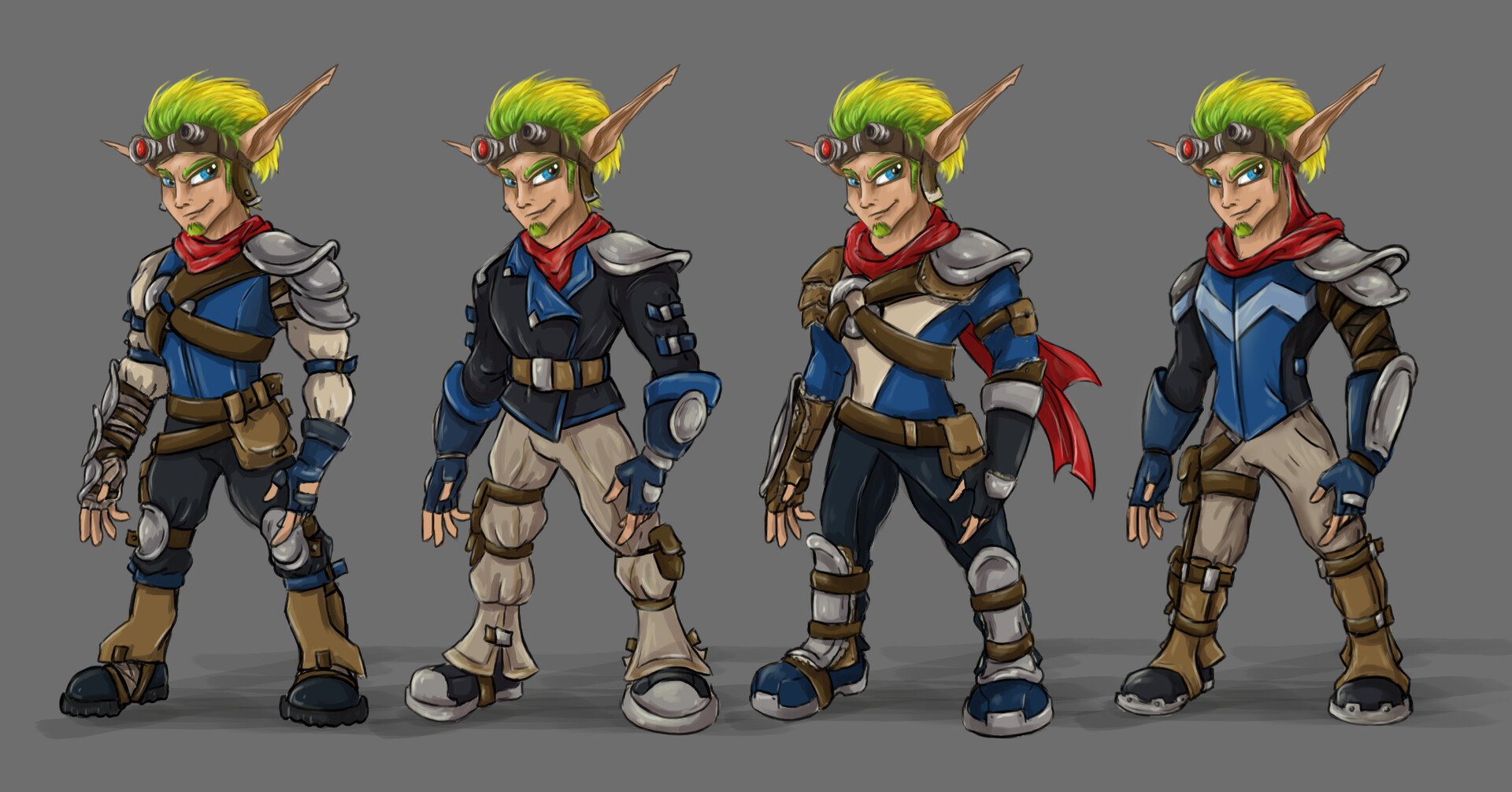 ArtStation - Jak outfit designs