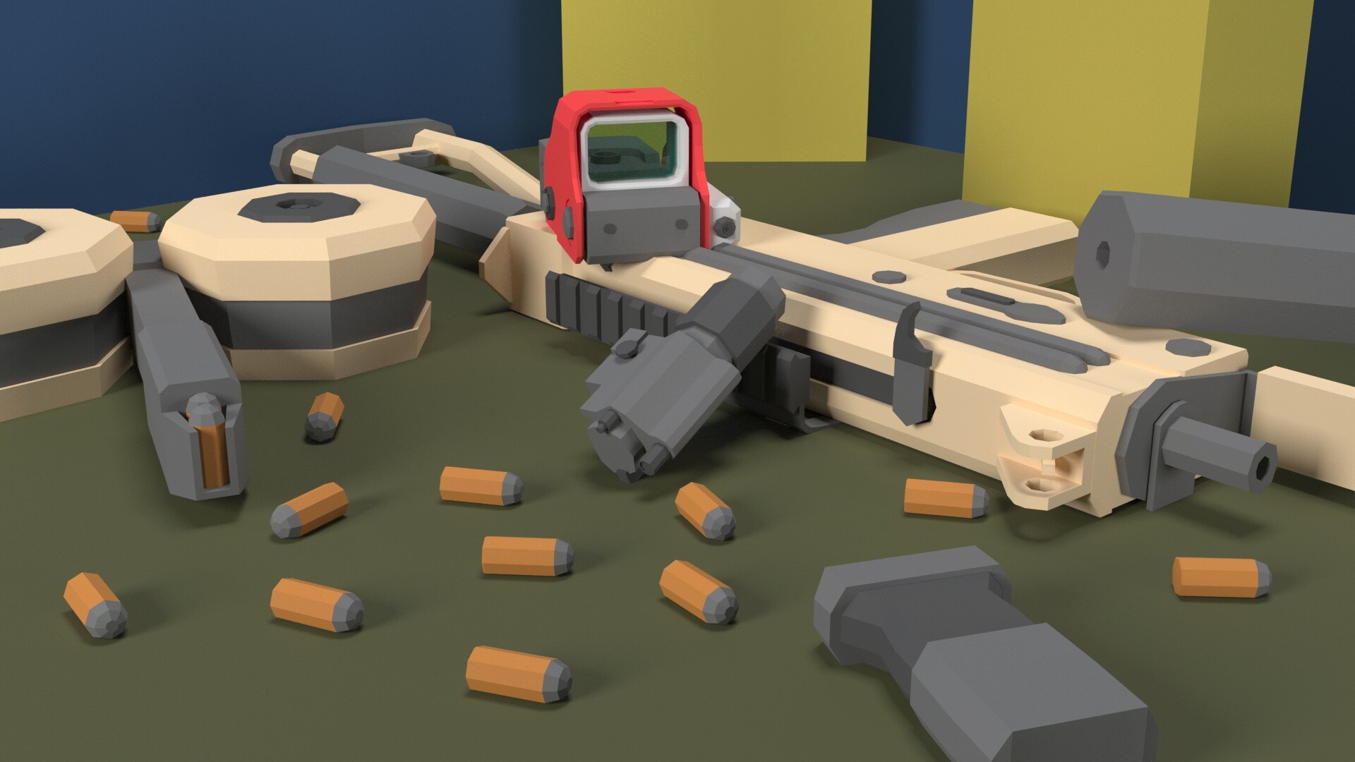 ArtStation - Low Poly Mac-10