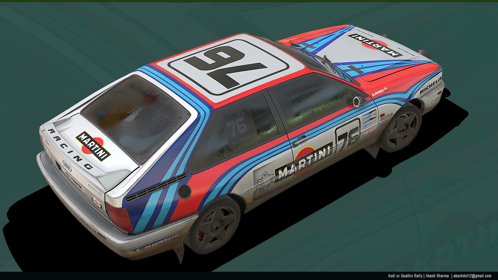 ArtStation - Audi ur-quattro: Rally version