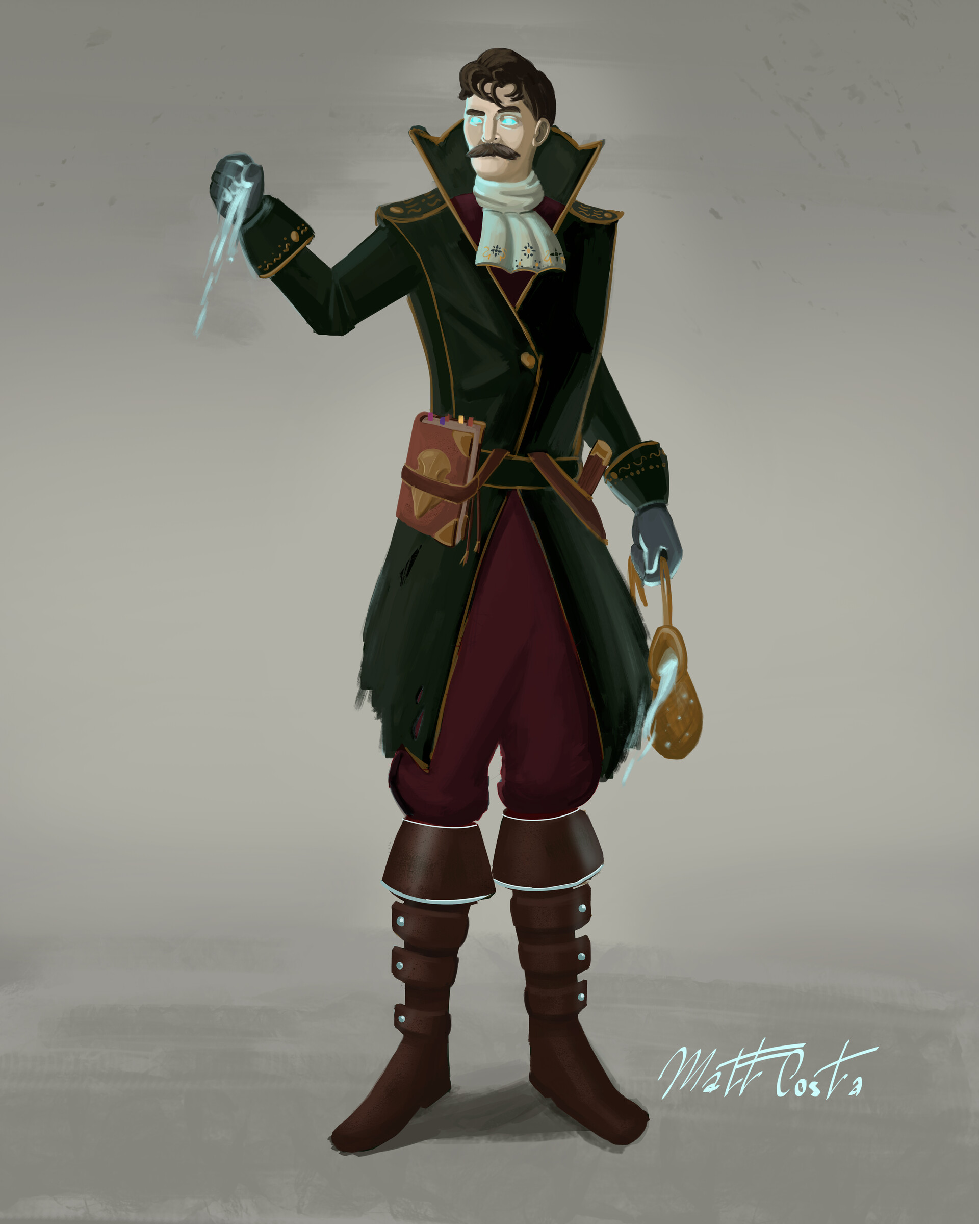 ArtStation - Necromancer Wizard Fantasy RPG Commission