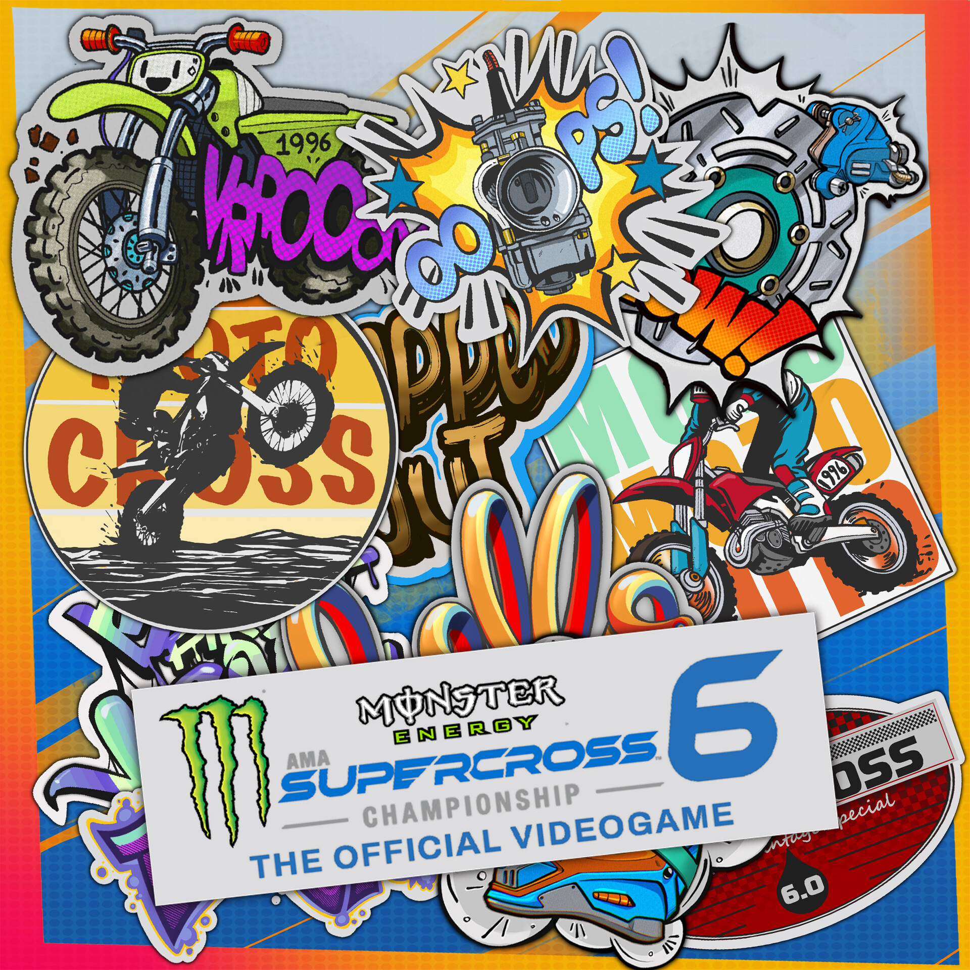 ArtStation - Supercross 6 STICKERS