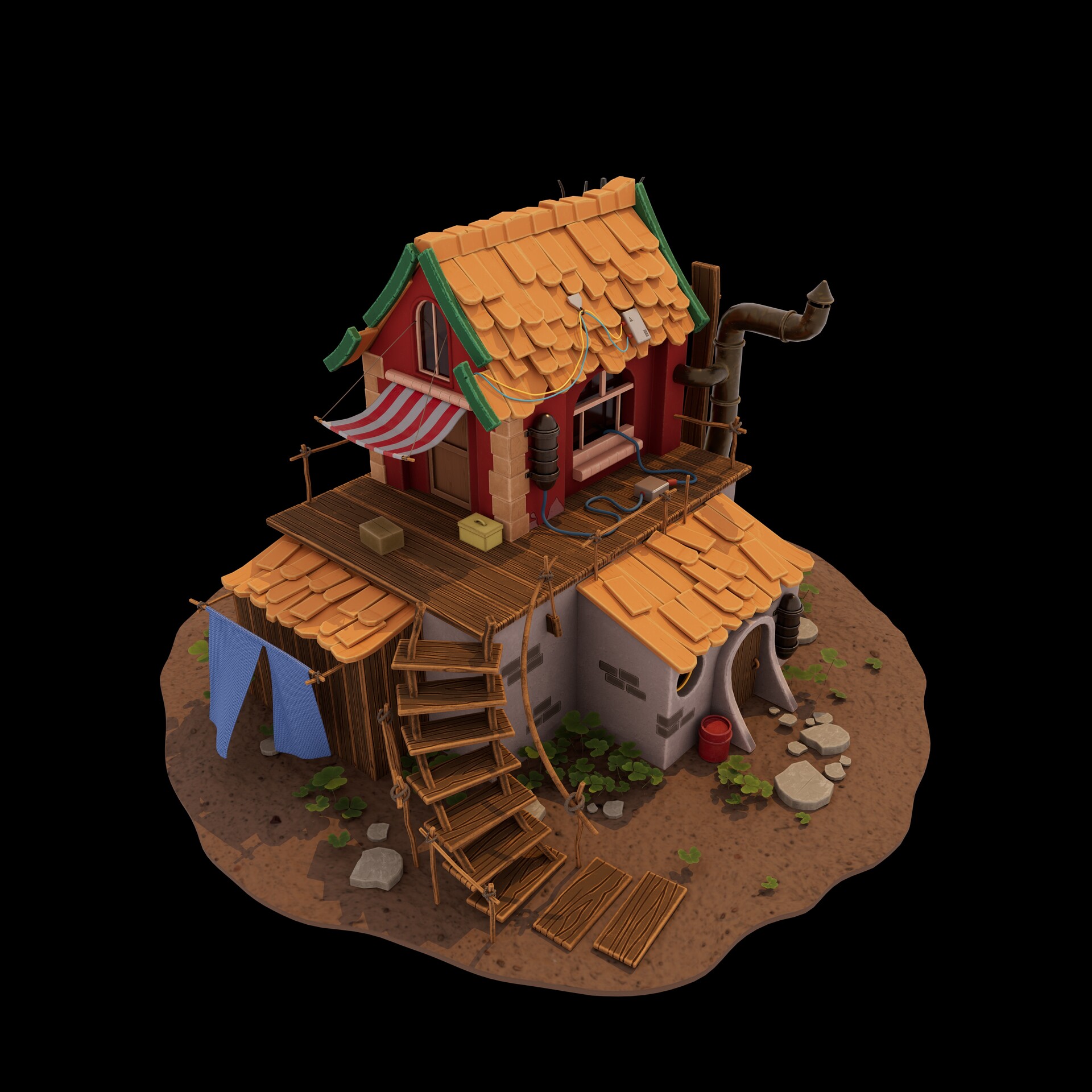 ArtStation - Stylized house