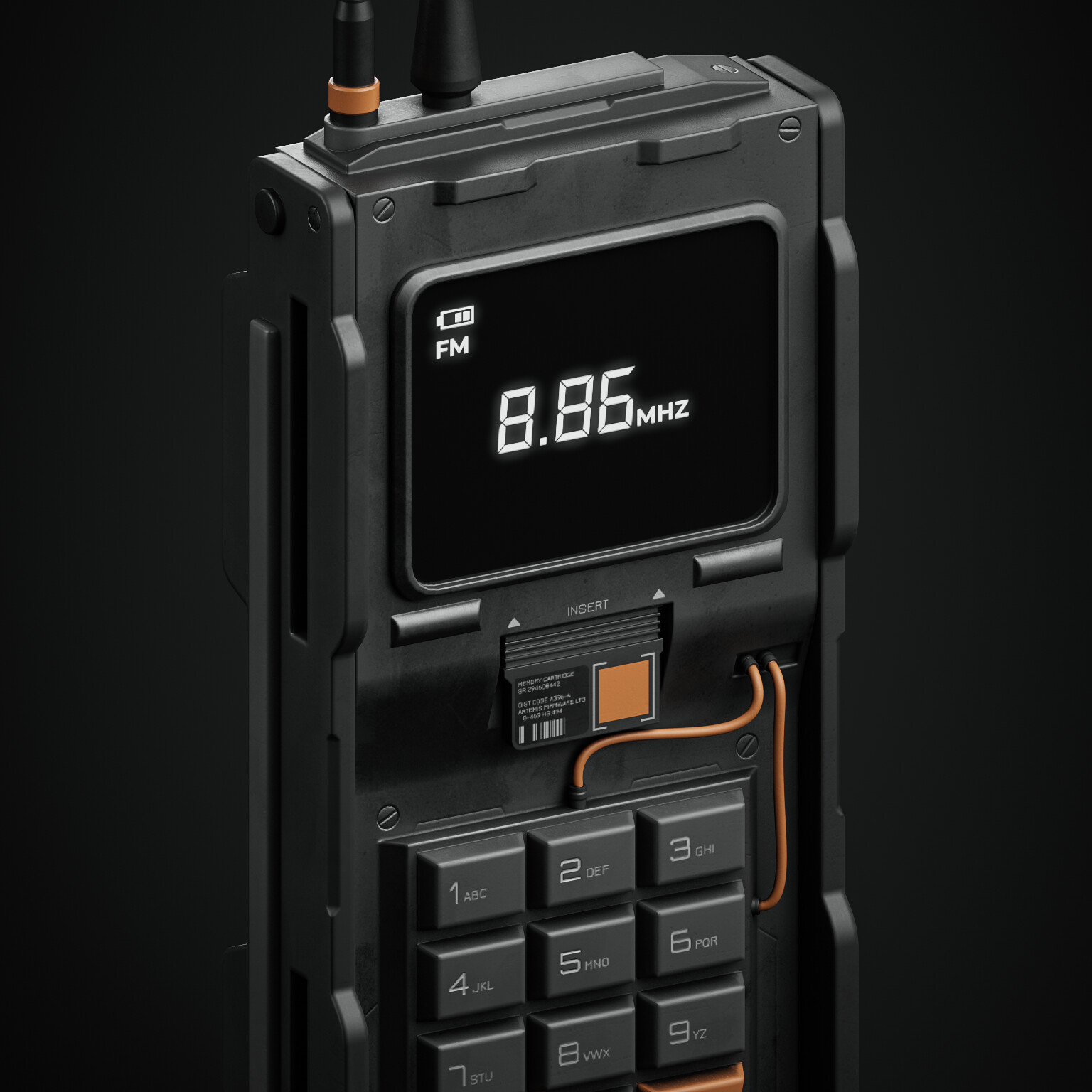 ArtStation - Handheld Radio