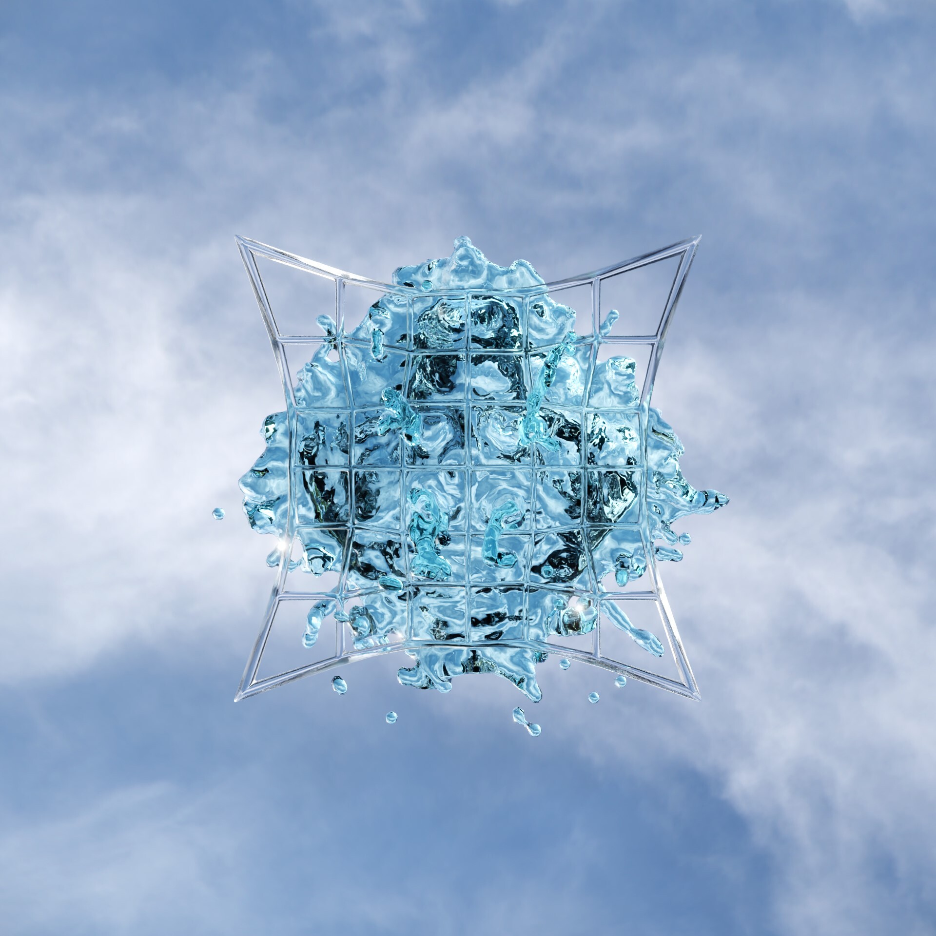 ArtStation - Cube_Droplet_v02_animation