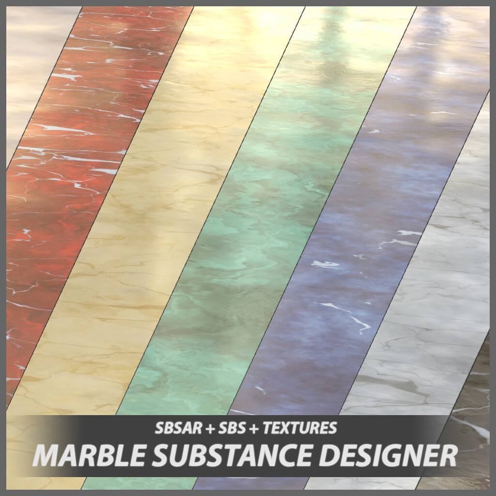 ArtStation - Marble Substance Designer
