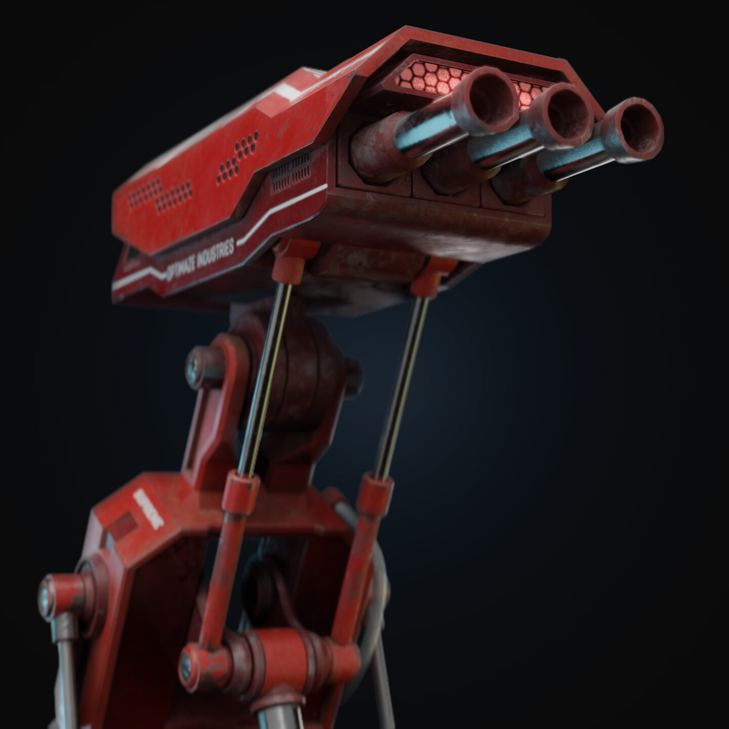 ArtStation - Hydraulic Turret