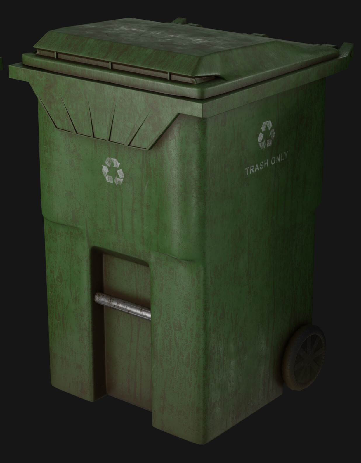 ArtStation - Trashbin Game ready asset