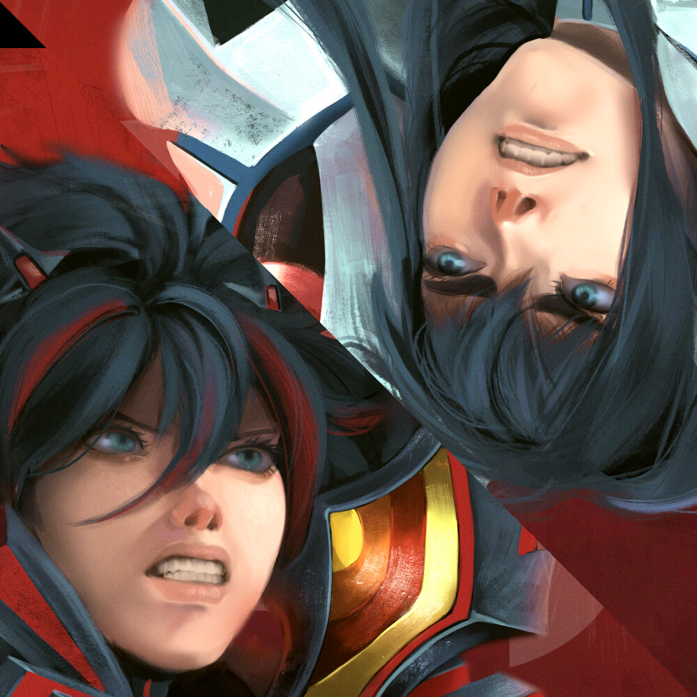ArtStation - ryuko x satsuki