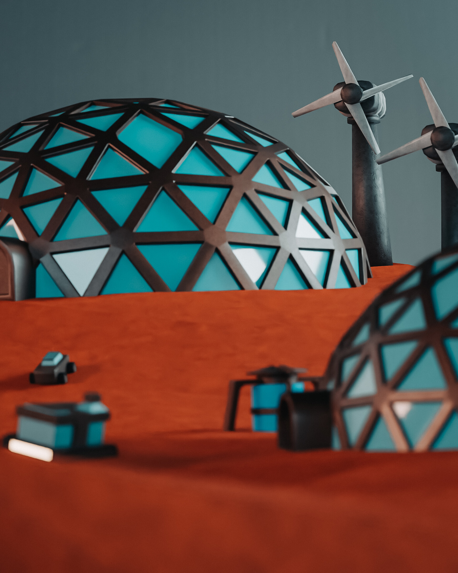 ArtStation - Martian base