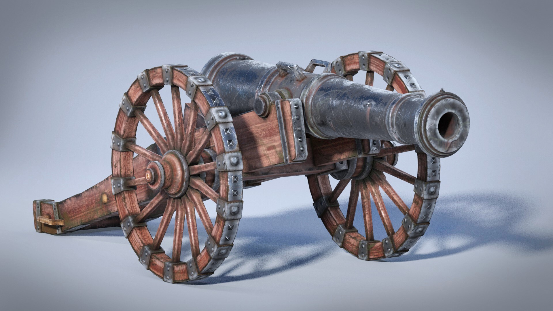 ArtStation - Iron Cannon 3D Model