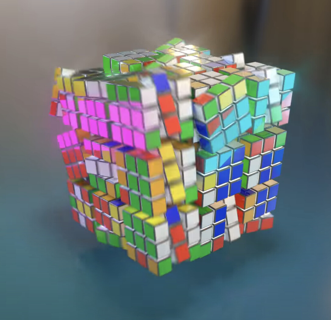 ArtStation - Rubik's Cube of Rubik's Cubes
