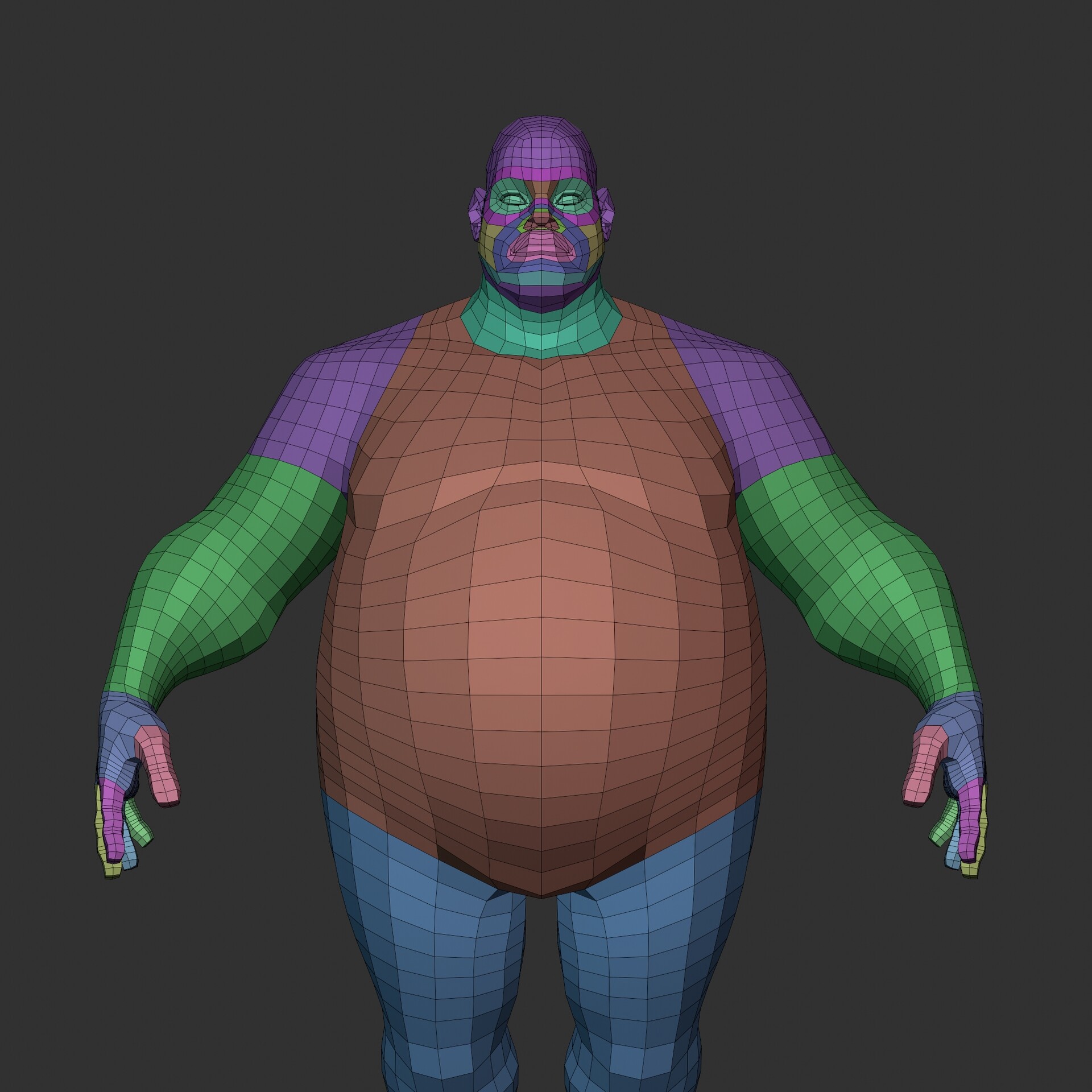 ArtStation - Stylized Fat Lowpoly Basemesh