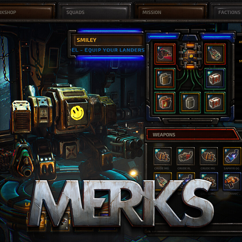 ArtStation - MERKS - GUI