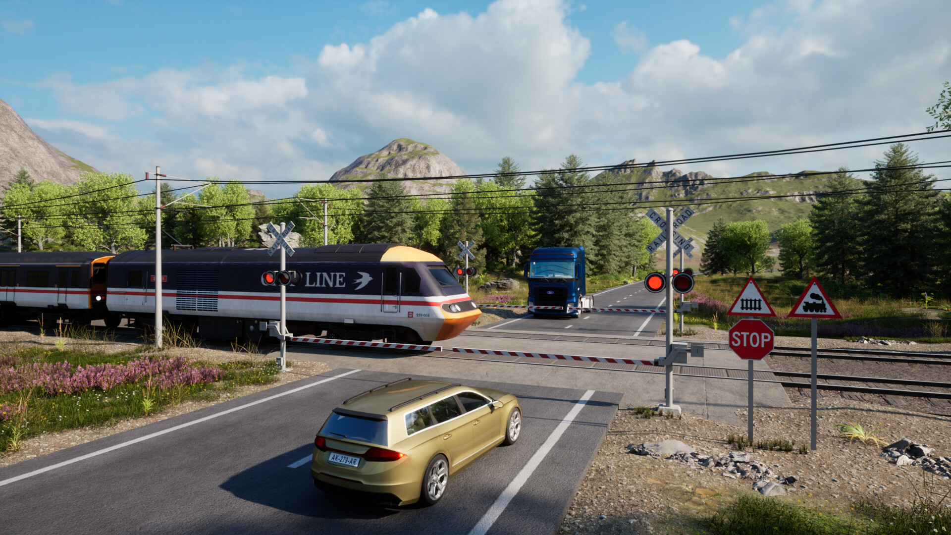 ArtStation - Railroad Crossing Props