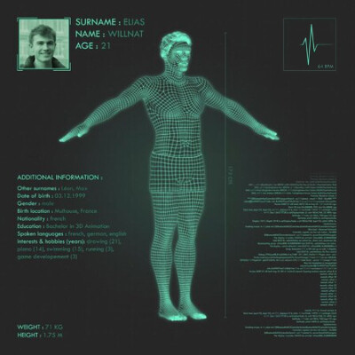 ArtStation - CV Motion Graphic │3D Animation