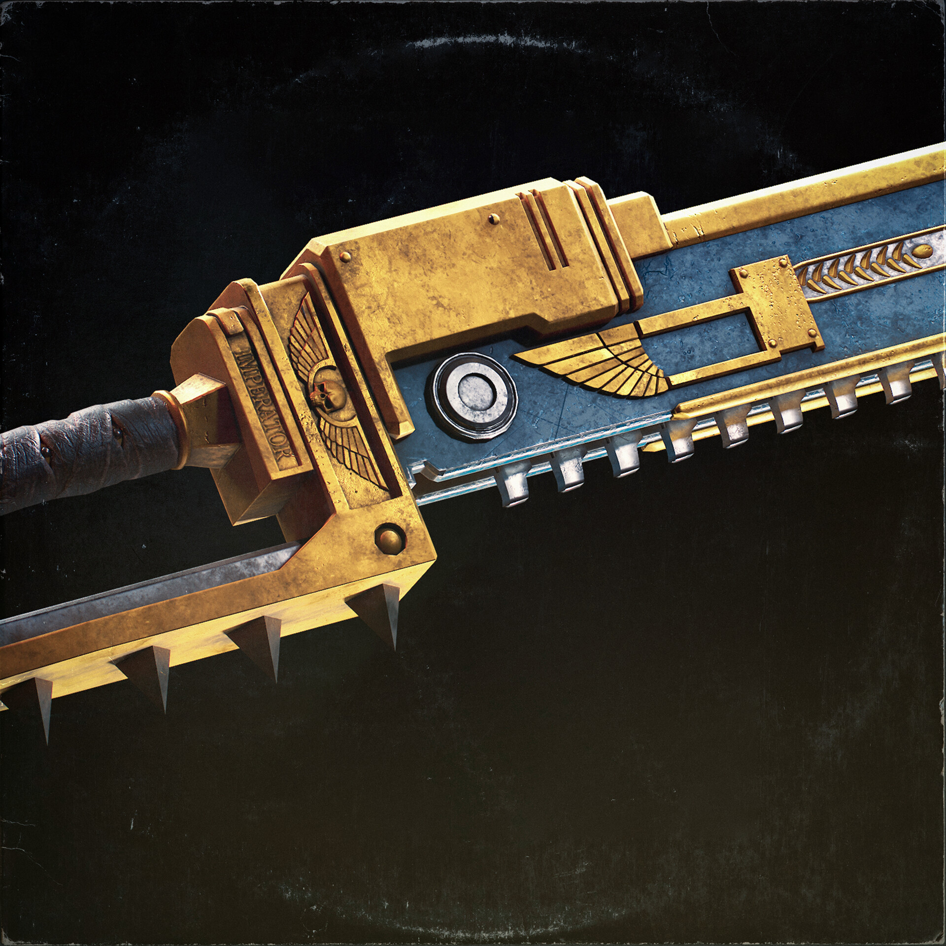 ArtStation - Warhammer 40K - Ultramarine Chainsword