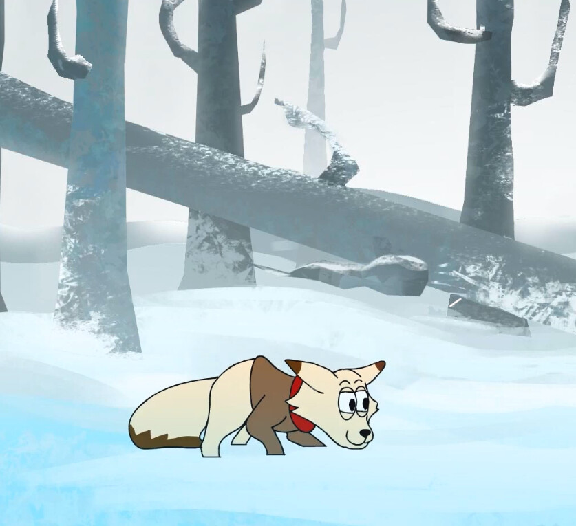 ArtStation - Fox jumping animation