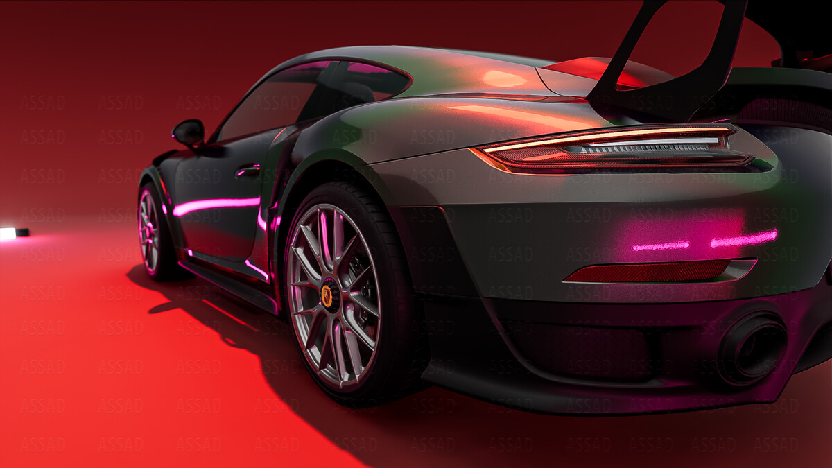 ArtStation - Porsche Renders In Unity HDRP With Some Custom Shaders