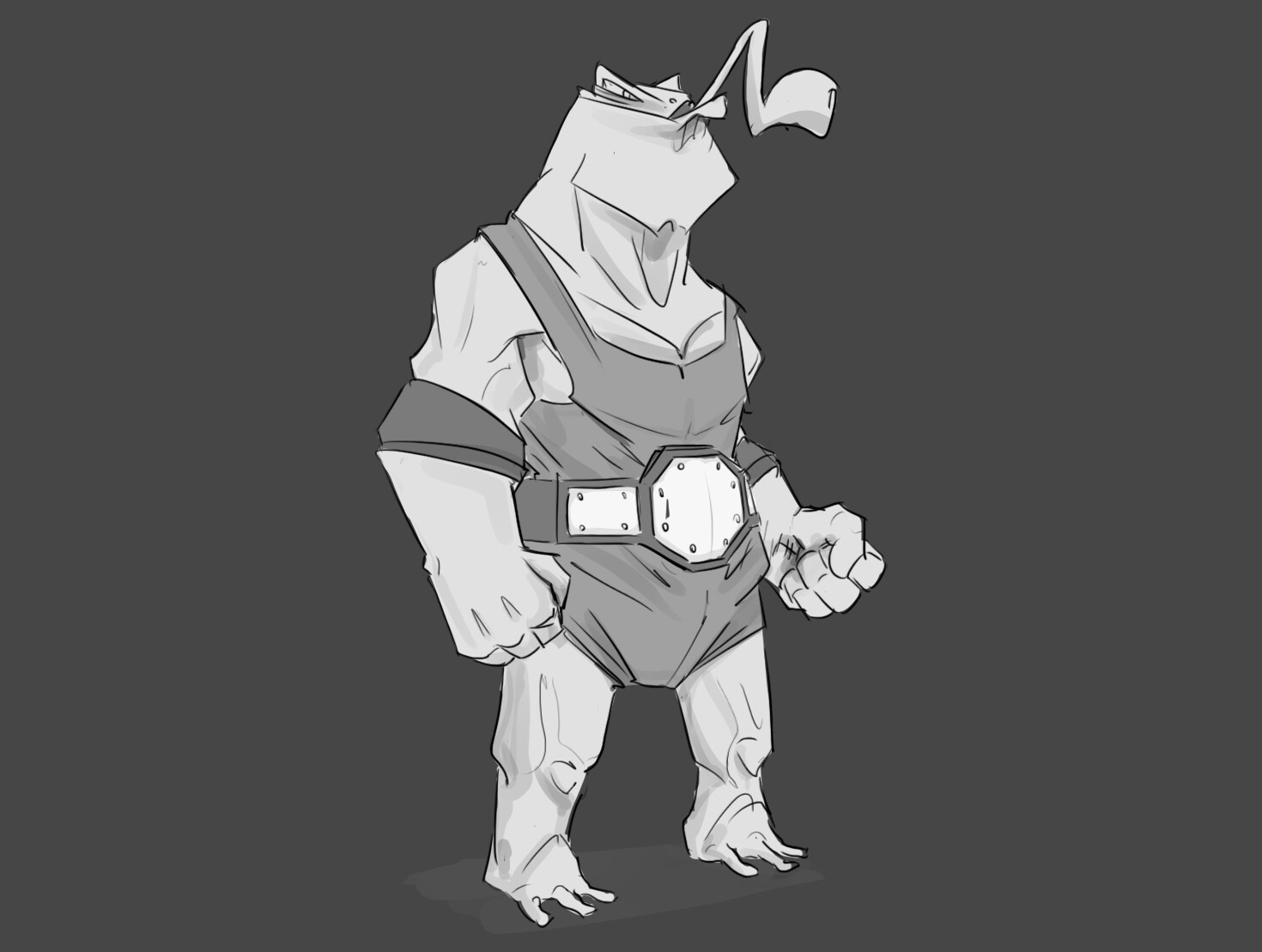 ArtStation - The Frog Wrestler