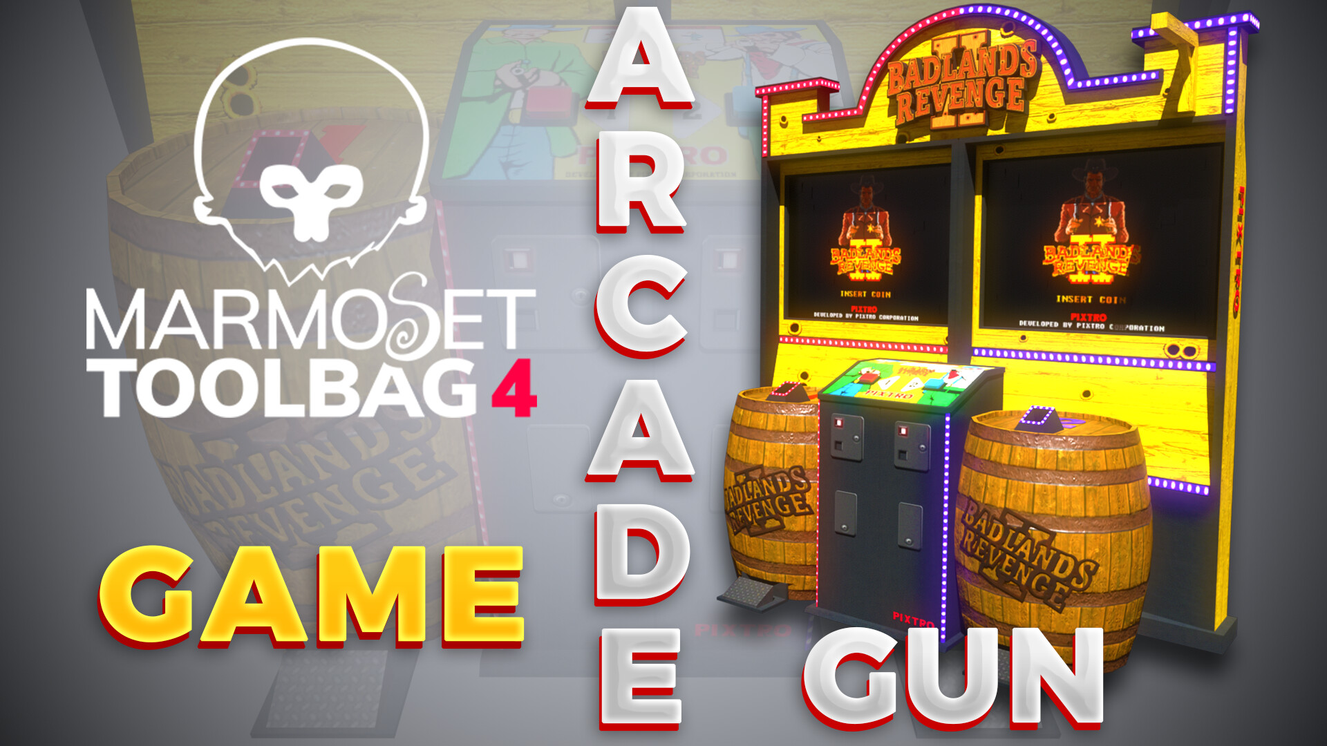 ArtStation - Arcade Game Model / Gun / Shoot