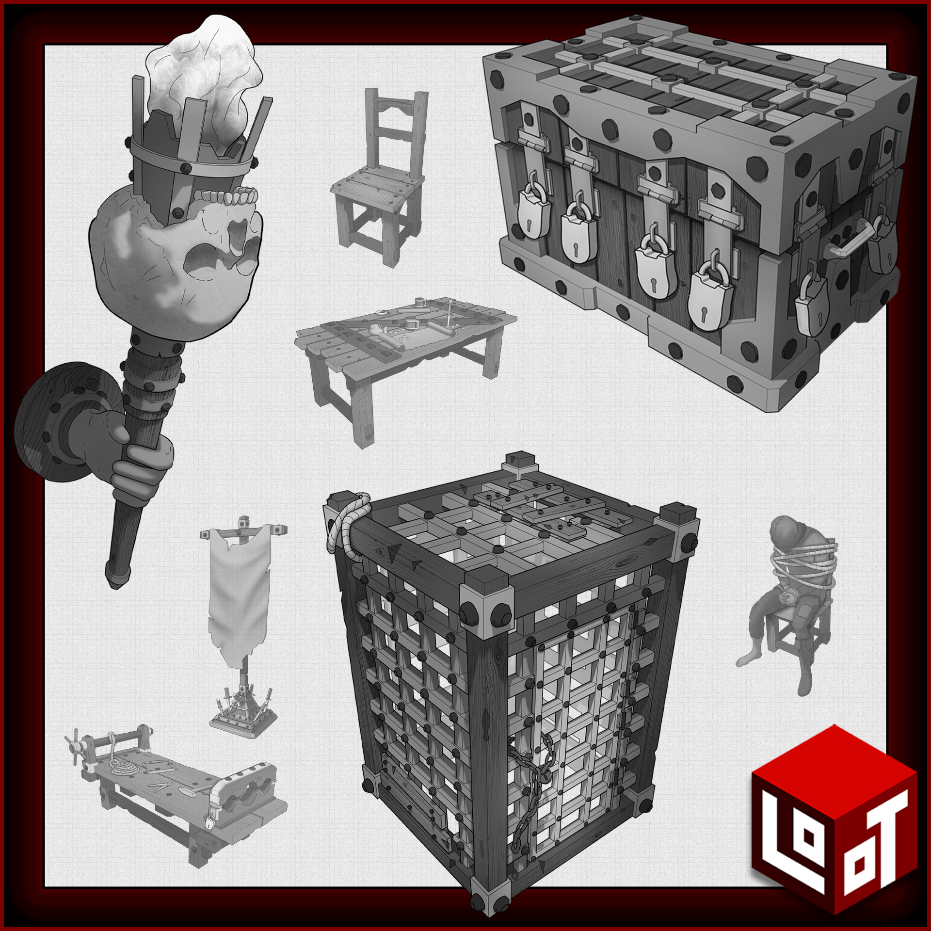 ArtStation - Various props --- Concept Art