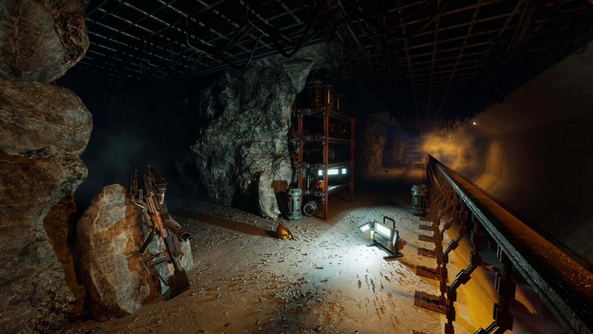 ArtStation - Mining Facility Tunnels - Unreal Engine Interior Environment