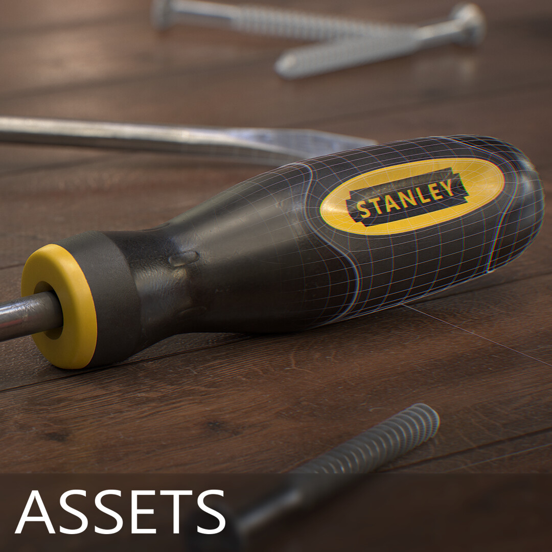 ArtStation - Random Household Tools | Asset Breakdowns