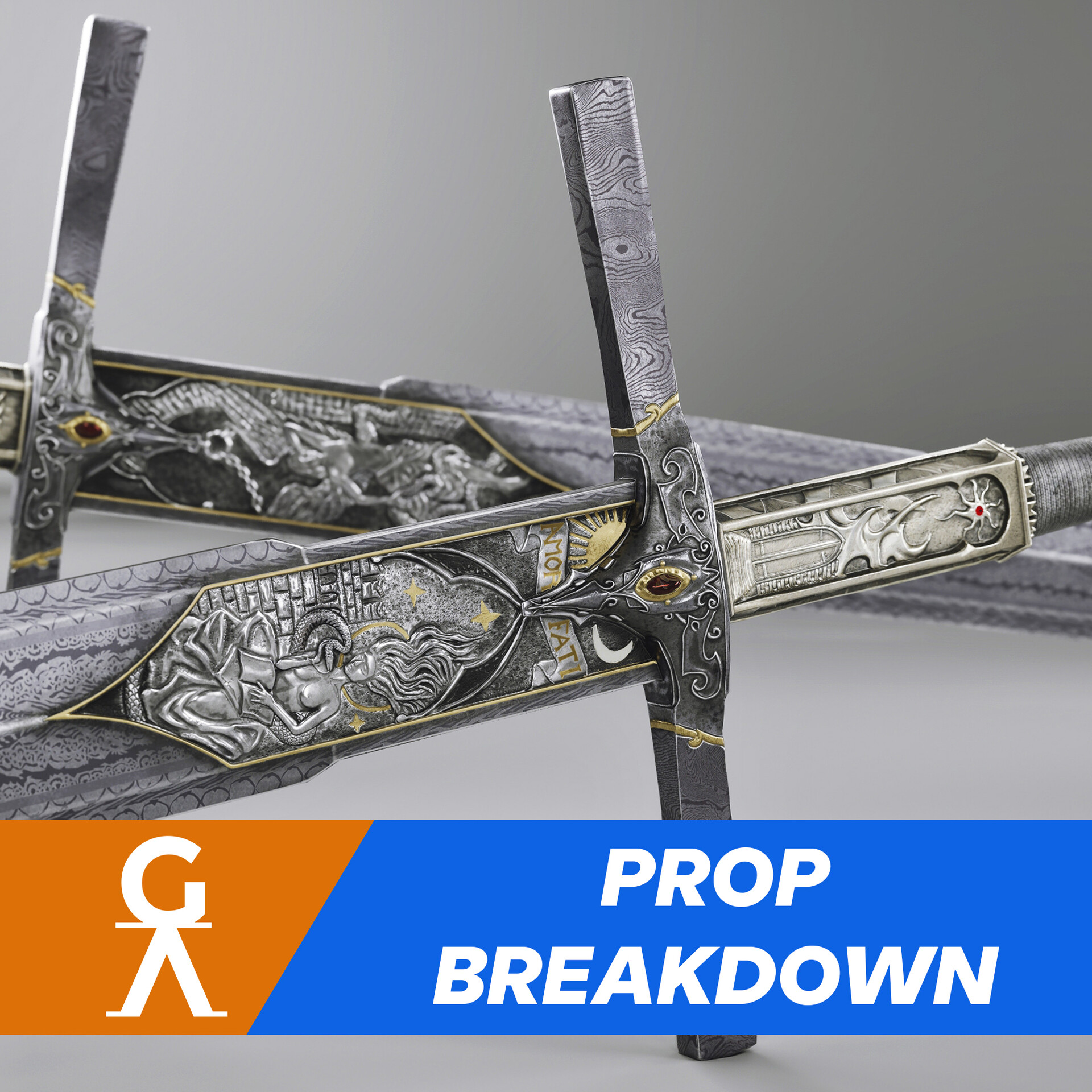 ArtStation - The Heretic Sword - Prop Breakdown - Madalina Coman