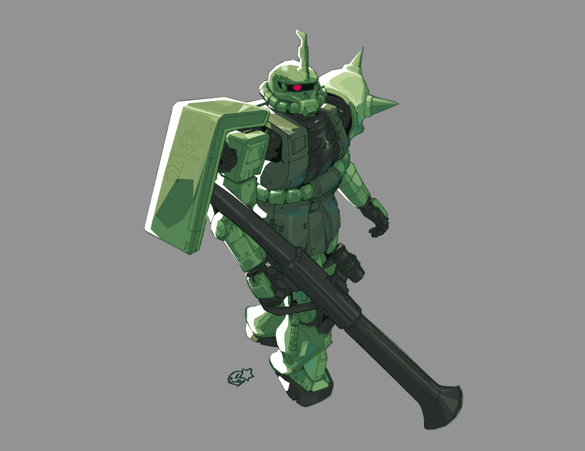 ArtStation - Some Zaku II