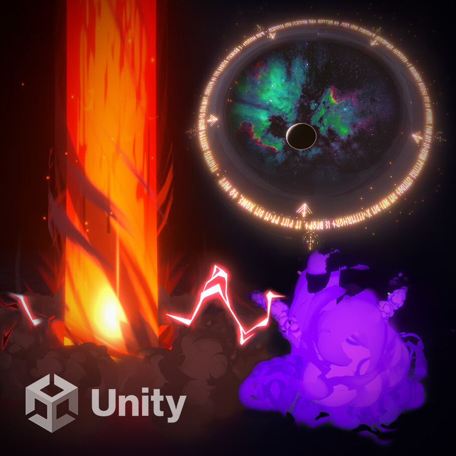 ArtStation - DAILY VFX FOR A WEEK - Unity Real-Time VFX