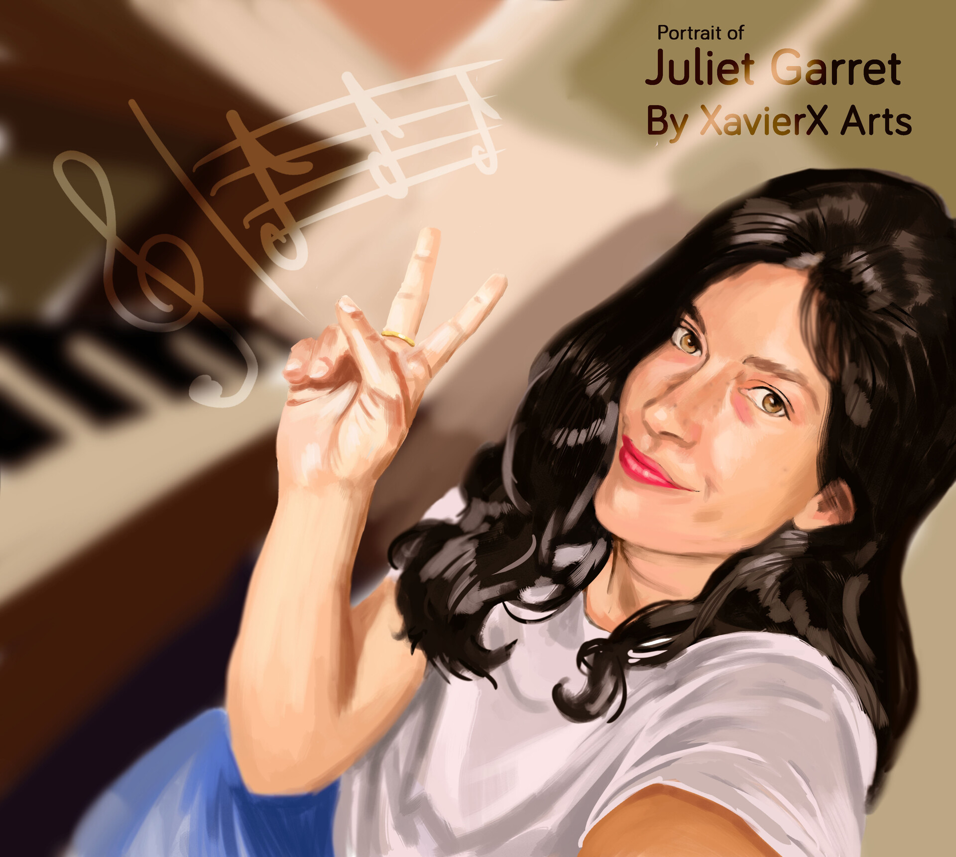 ArtStation - Juliet Garret portrait