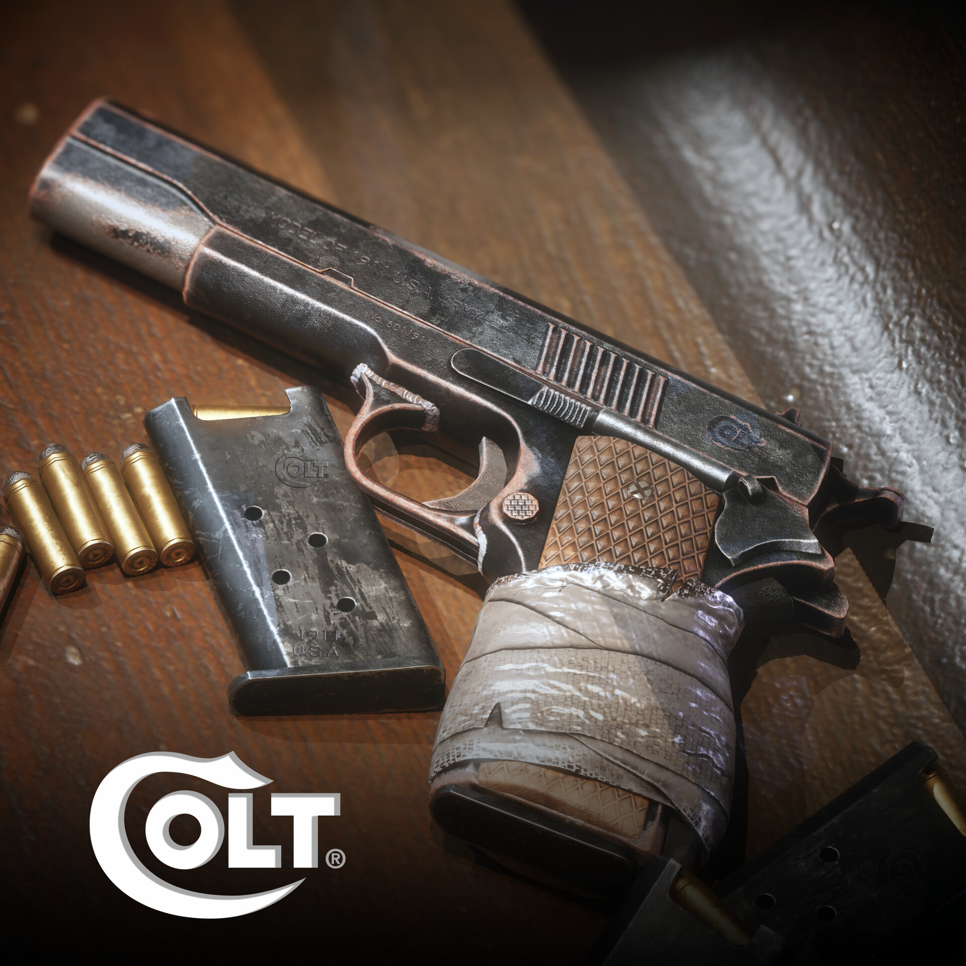 ArtStation - Modified Colt 1911 - Unannounced Game