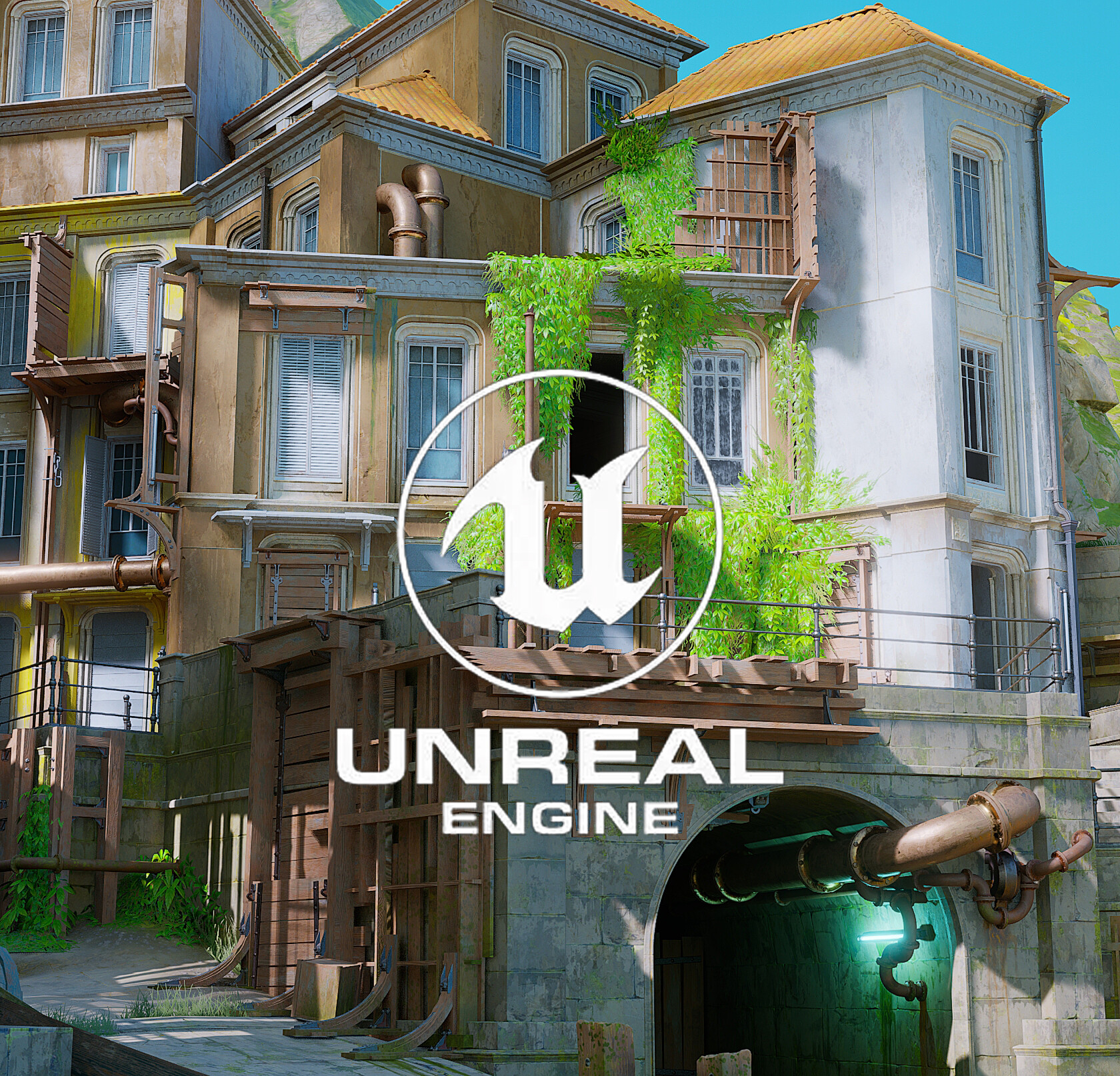 ArtStation - Modular Seaside Town（Lighting Remake）-UE5 Unreal Engine