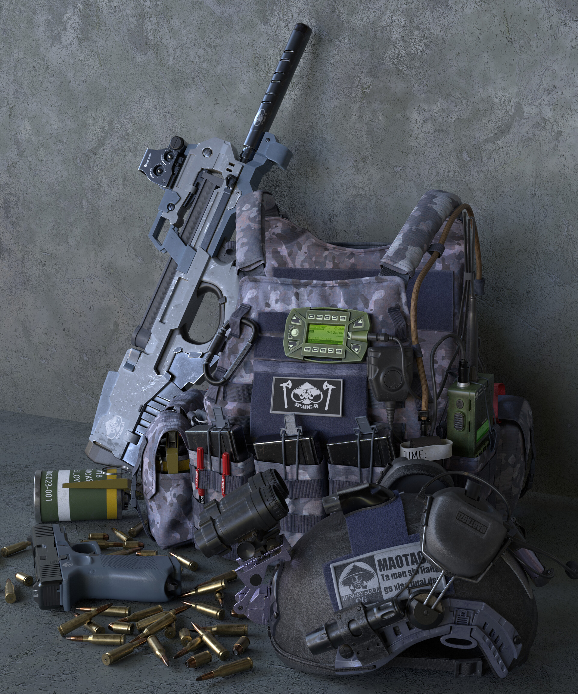 ArtStation - Spade Q army