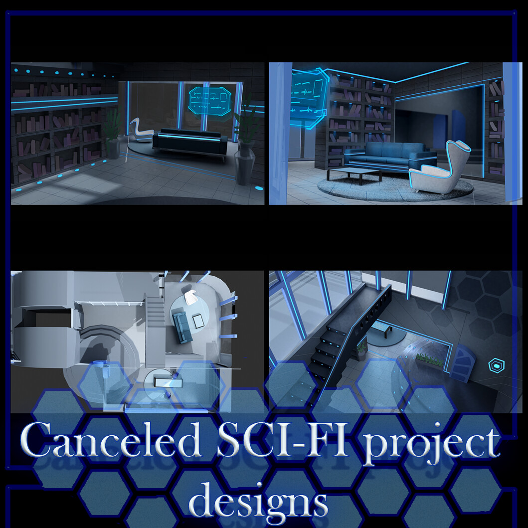 ArtStation - Sci Fi designs for unreleased project