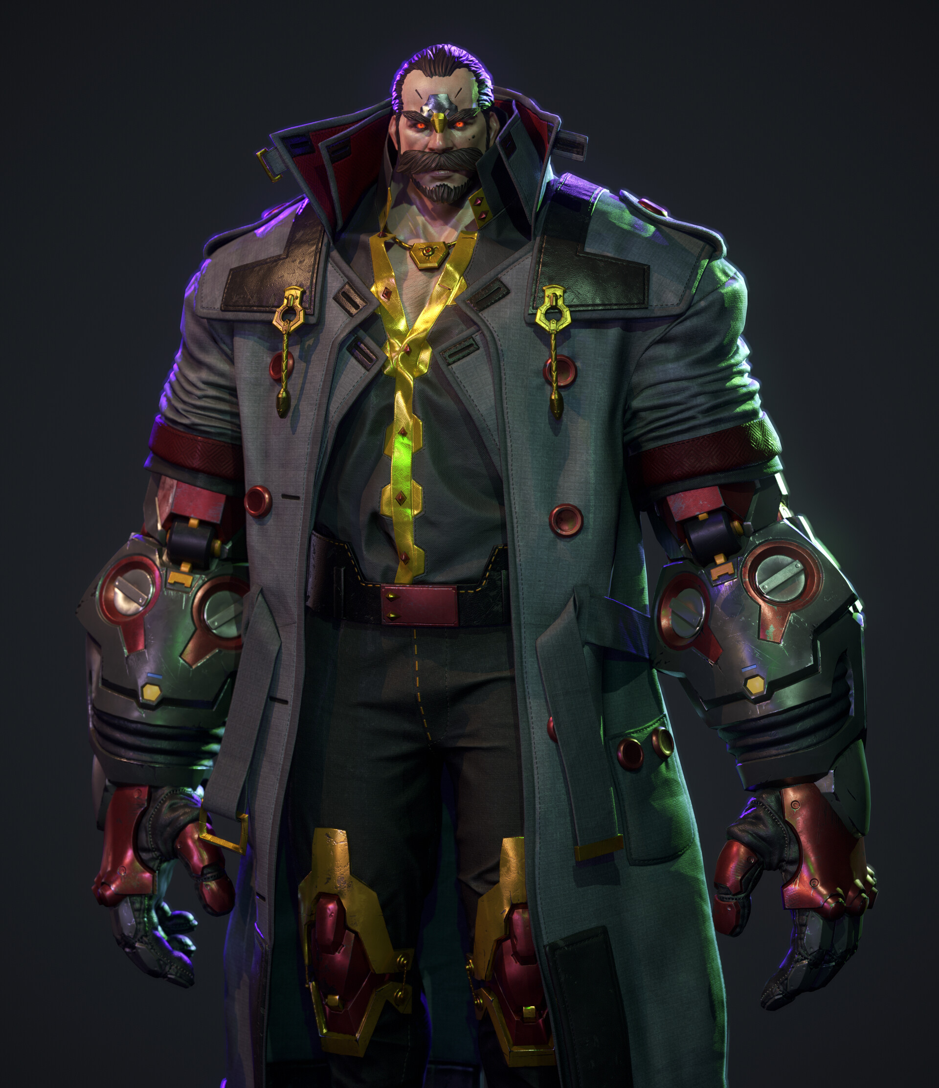 ArtStation - Cyborg Unit by Nesskain HKS