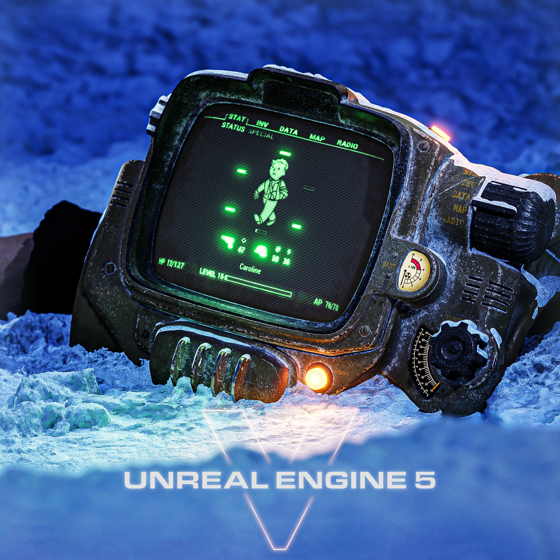 ArtStation - Pip-Boy 3000 Mark IV