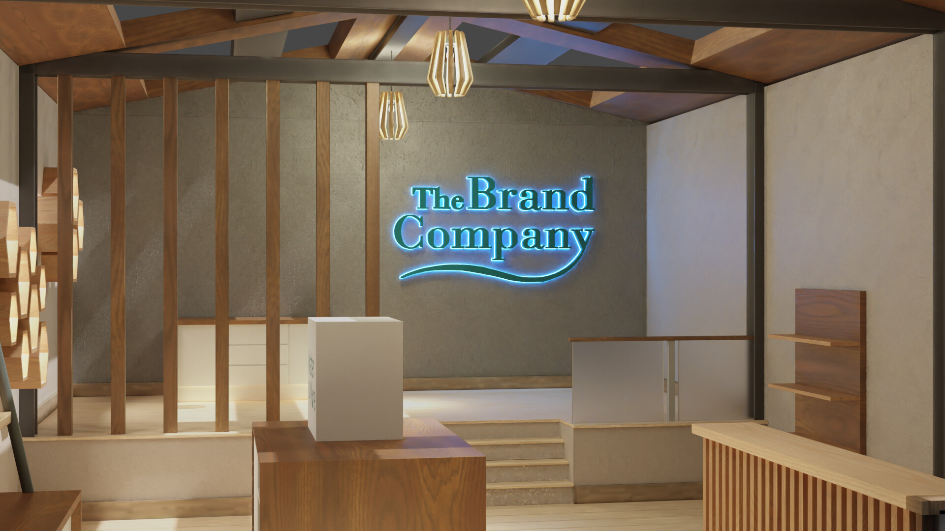 ArtStation - [WIP] TBC Store - Interior Design - Low Poly